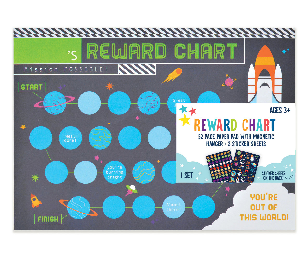 Space Reward Chart Set | Big Lots