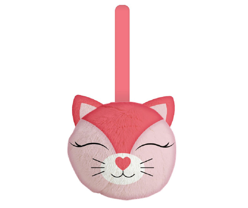 Orbit Pink Cat Plush Wired Headphones | Big Lots