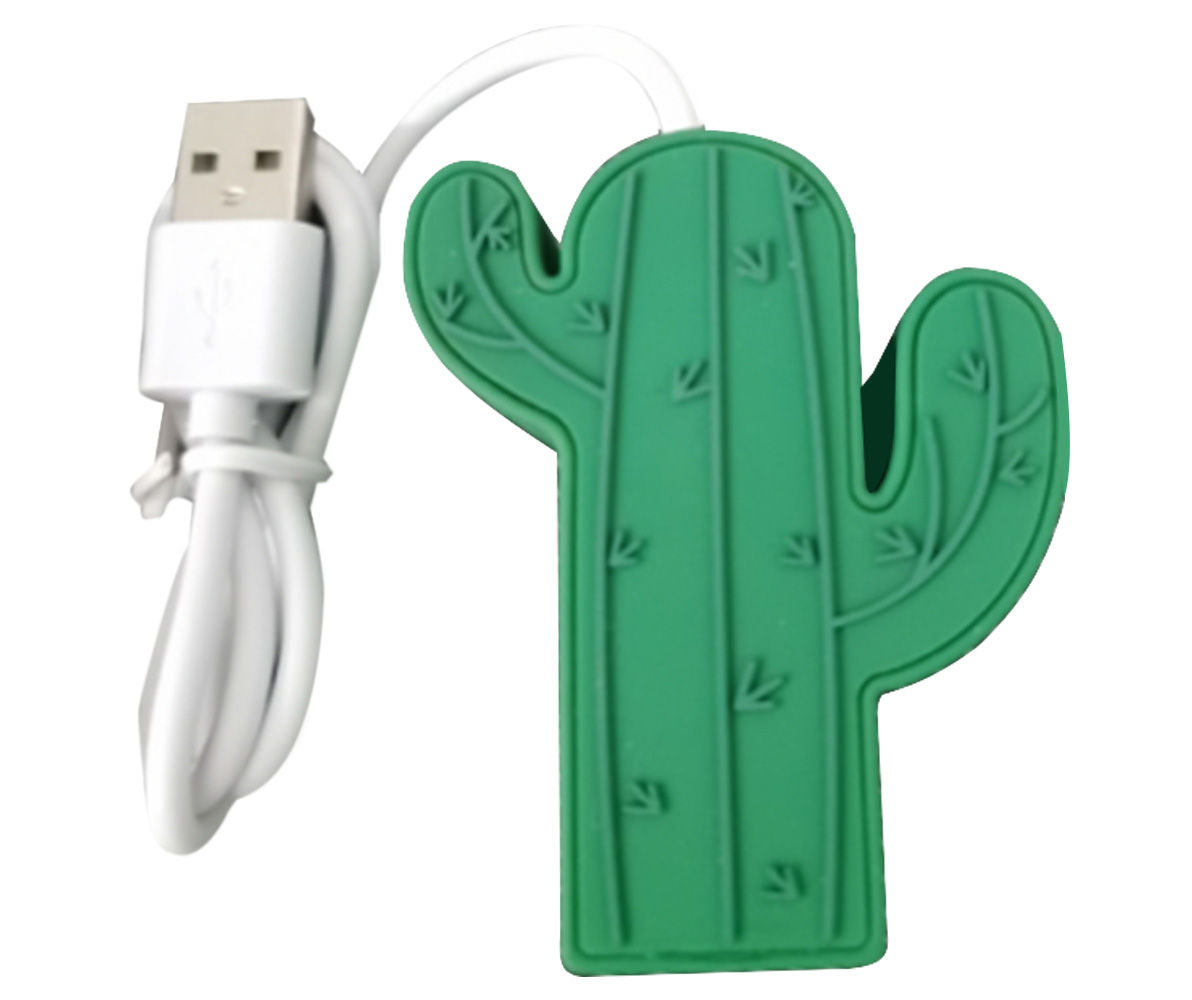 Green Cactus 3-Port USB Hub | Big Lots