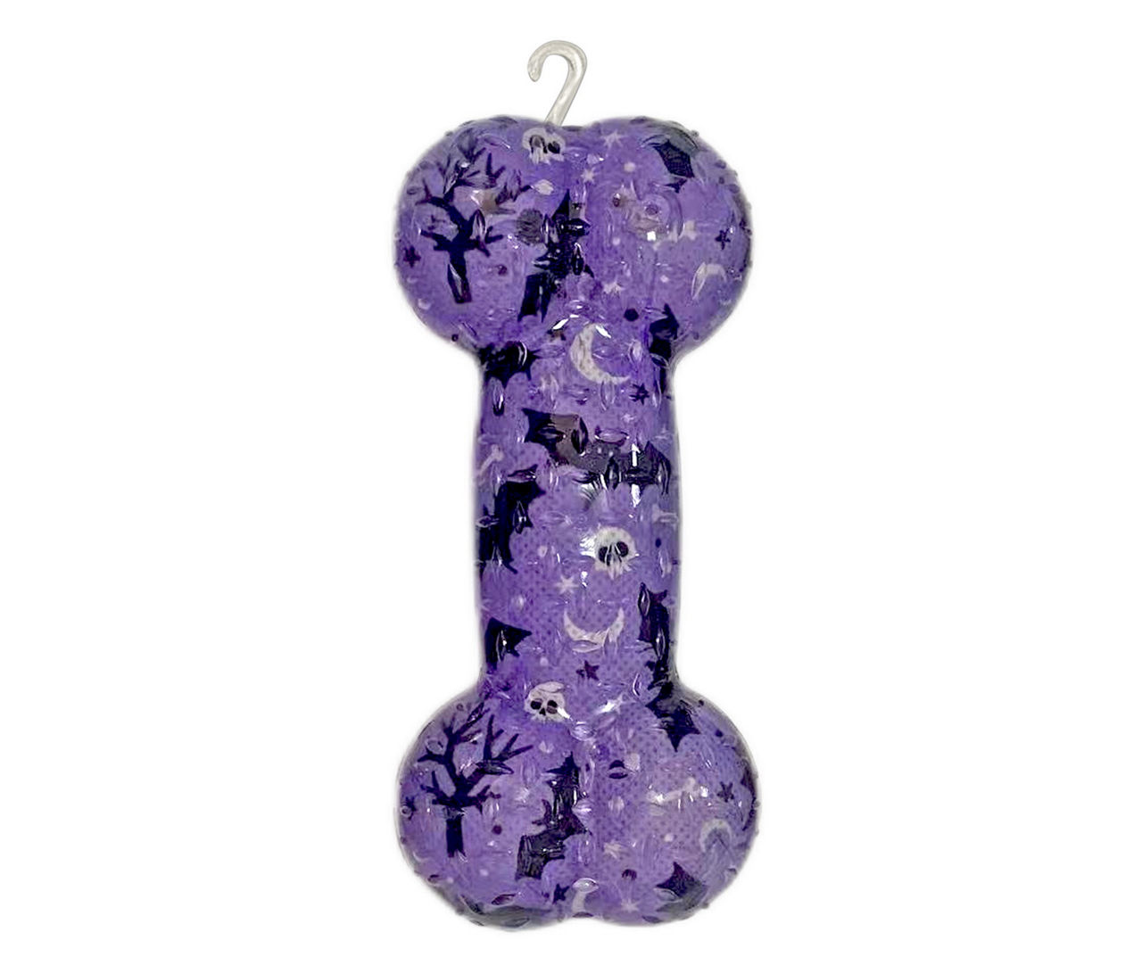 Purple Bats Bone Squeaker Dog Toy | Big Lots