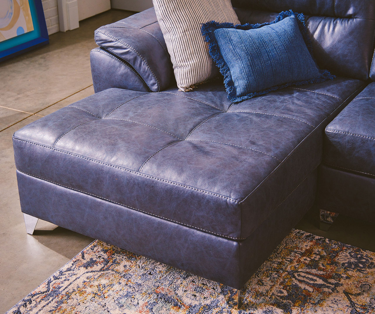 Broyhill leather sectional store