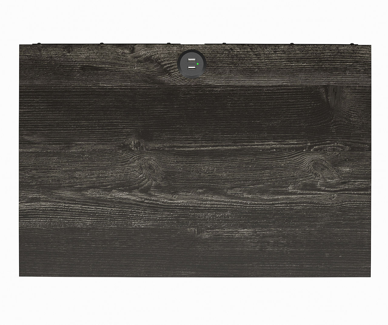 Ameriwood Silverton Black Oak Nightstand with USB Charging | Big Lots