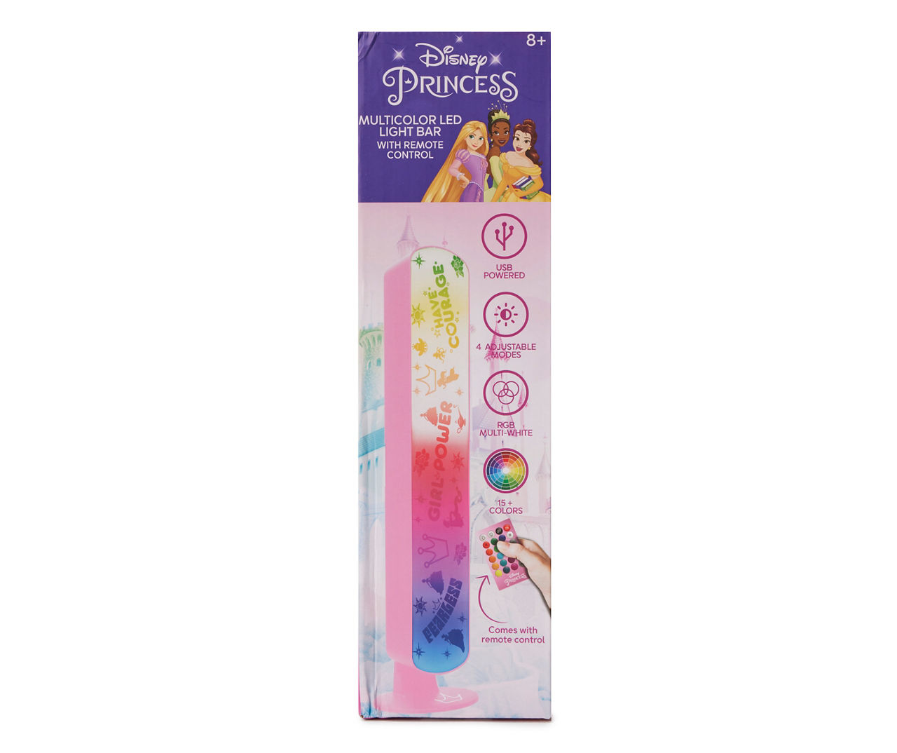 Disney Disney Princess Pink Multi-Color LED Light Bar | Big Lots