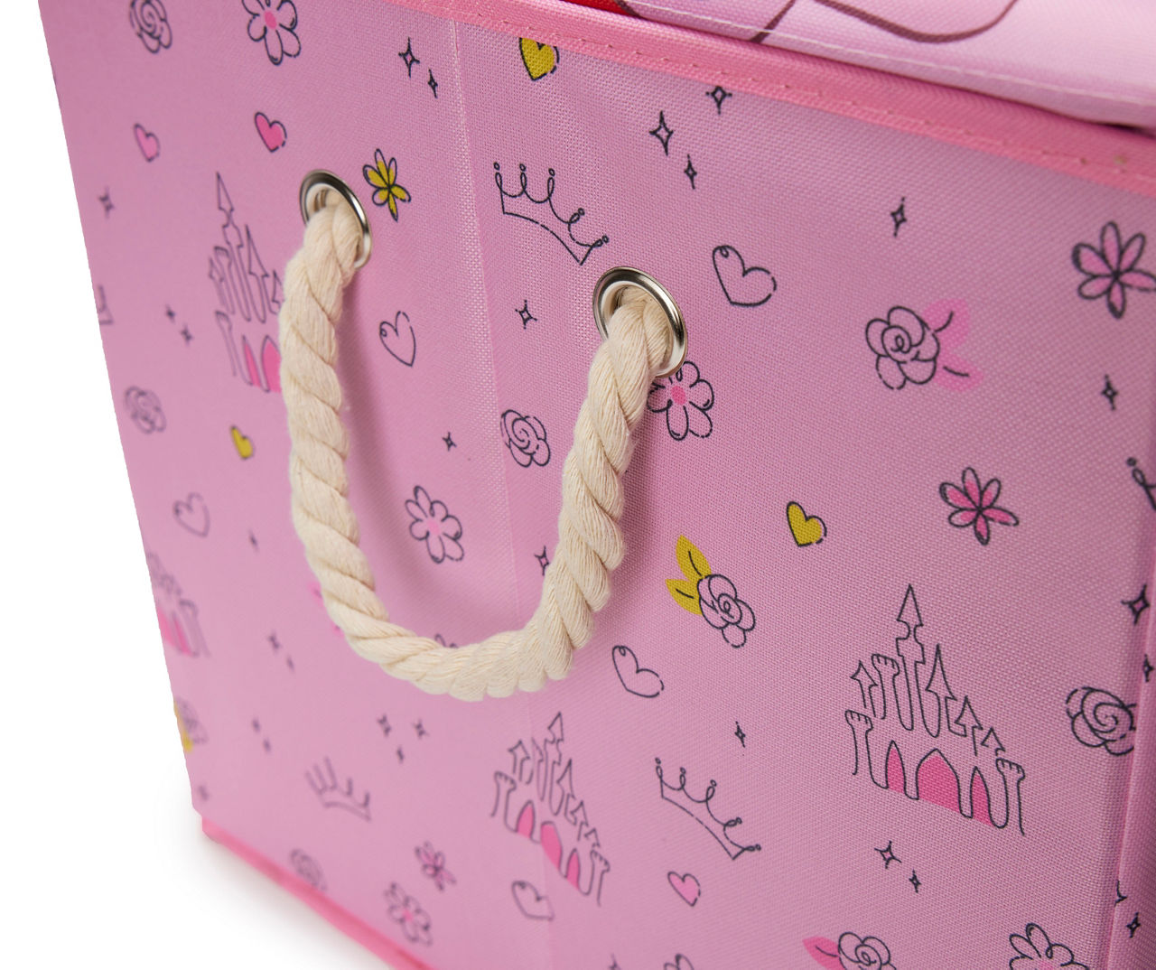 Disney Disney Princess Pink Collapsible Ottoman Trunk | Big Lots