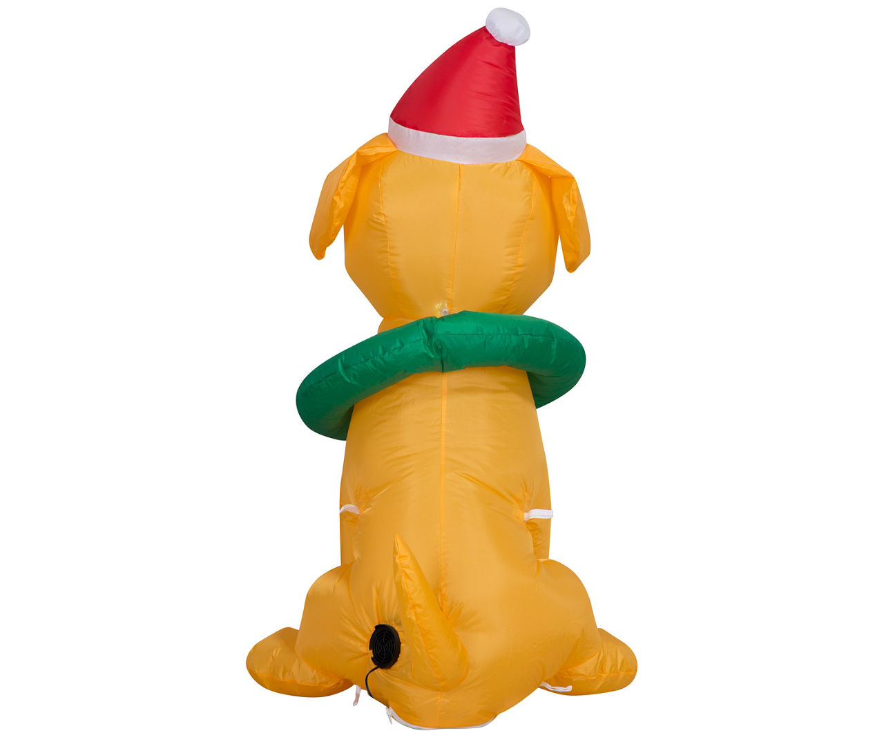 Airblown 4' Inflatable LED Dog with Wreath | Big Lots