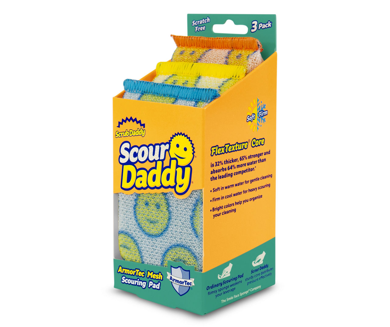 Scrub Daddy Scour Daddy Mesh Scouring Pad, 3-Pack | Big Lots
