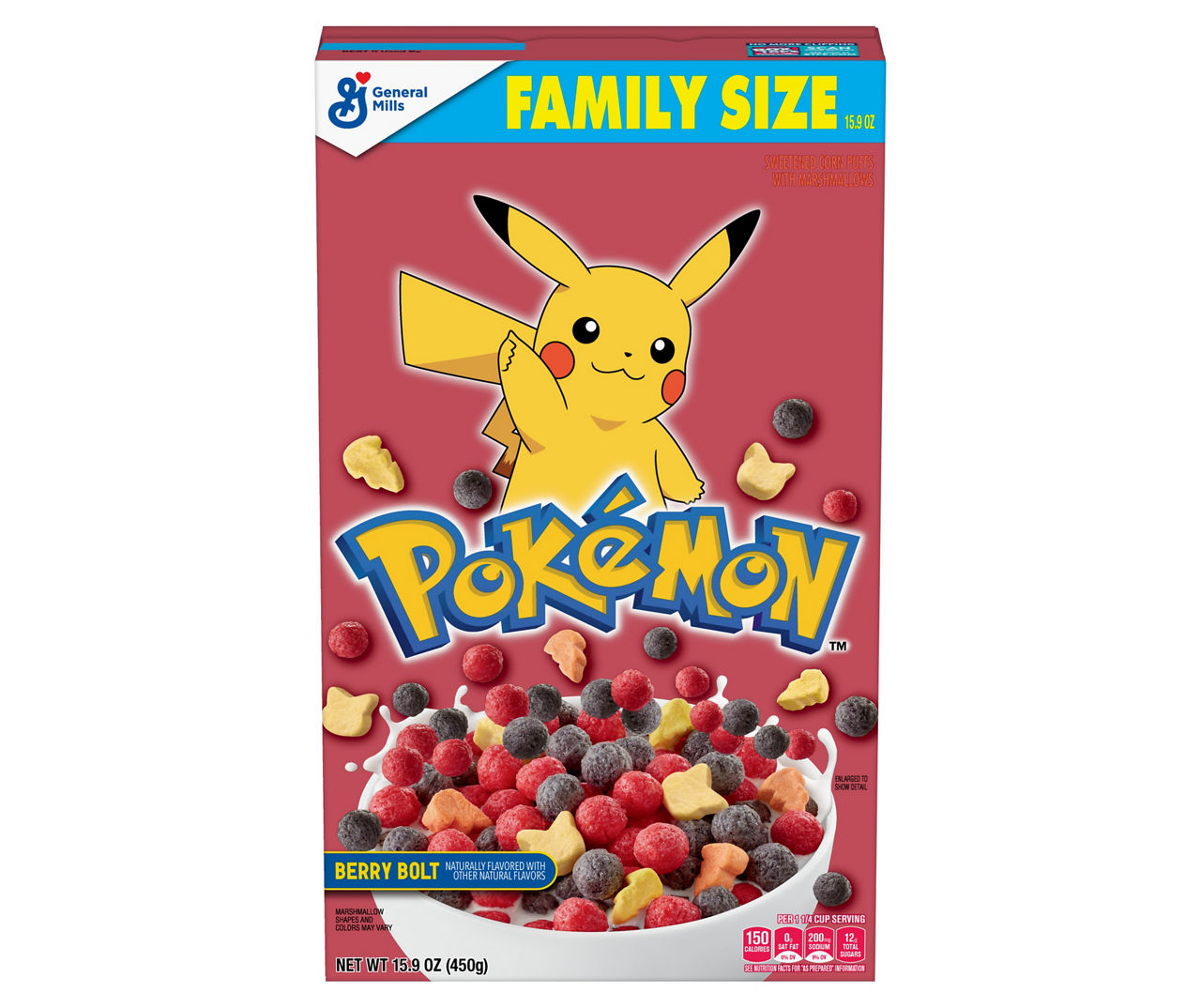 Pokémon Berry Bolt Family Size Cereal, 15.9 Oz. | Big Lots
