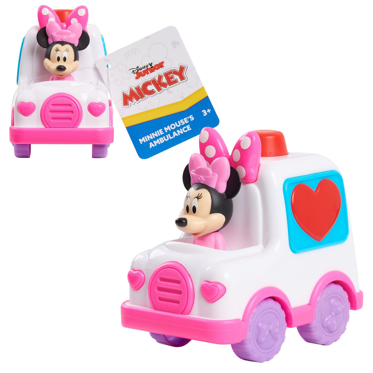 Disney Junior Mickey Mouse Funhouse Let's Work Minnie's Ambulance Toy ...