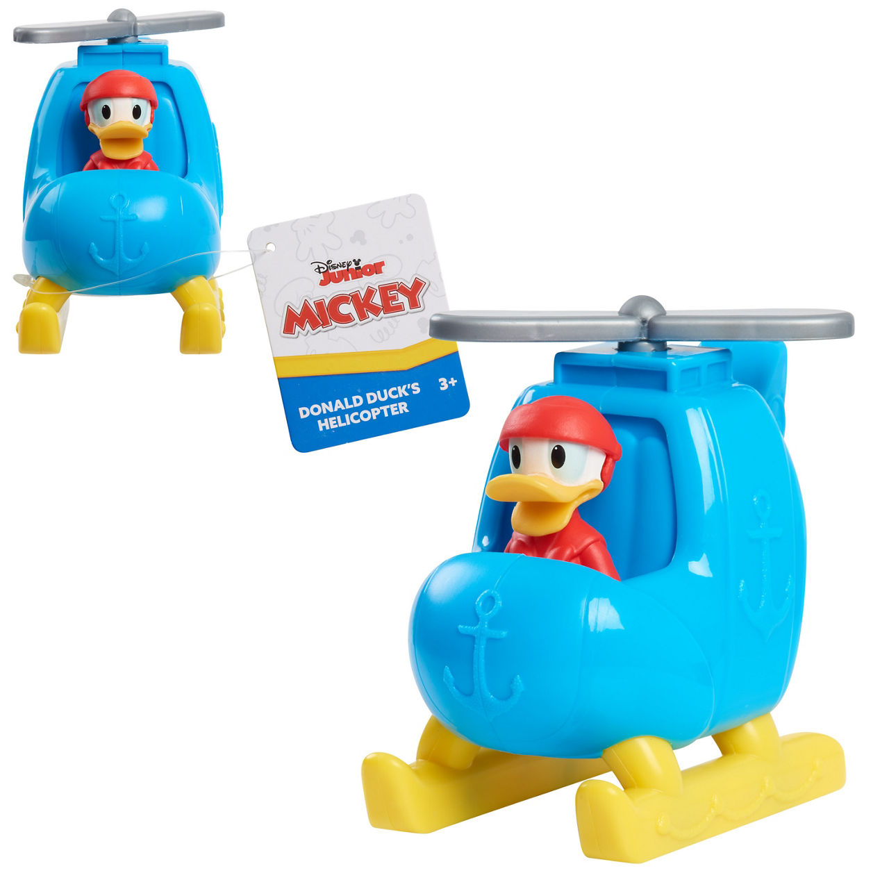 Disney Junior Mickey Mouse Funhouse Let's Work Donald's Helicopter Toy ...