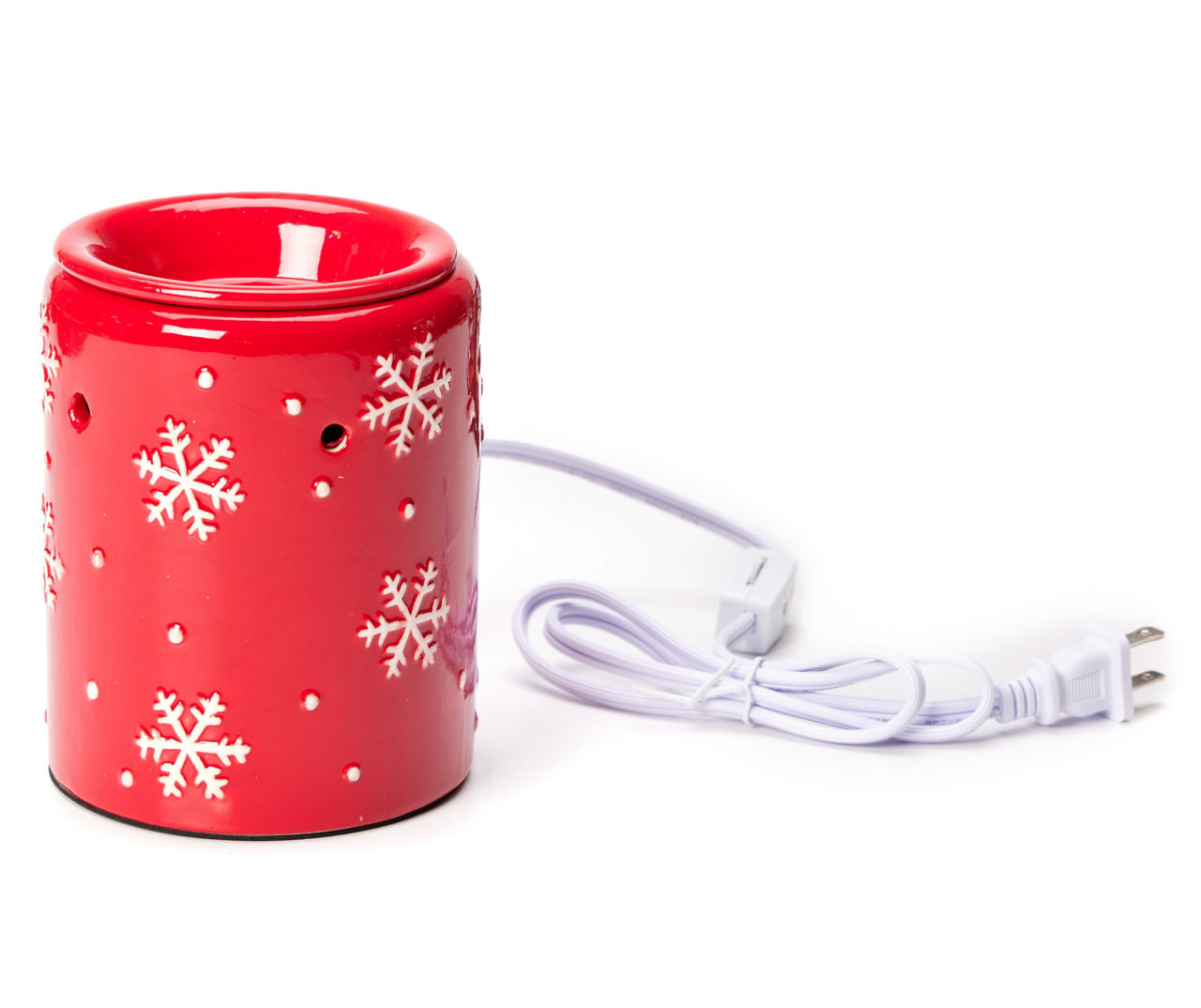 Red & White Snowflake Ceramic Wax Warmer | Big Lots
