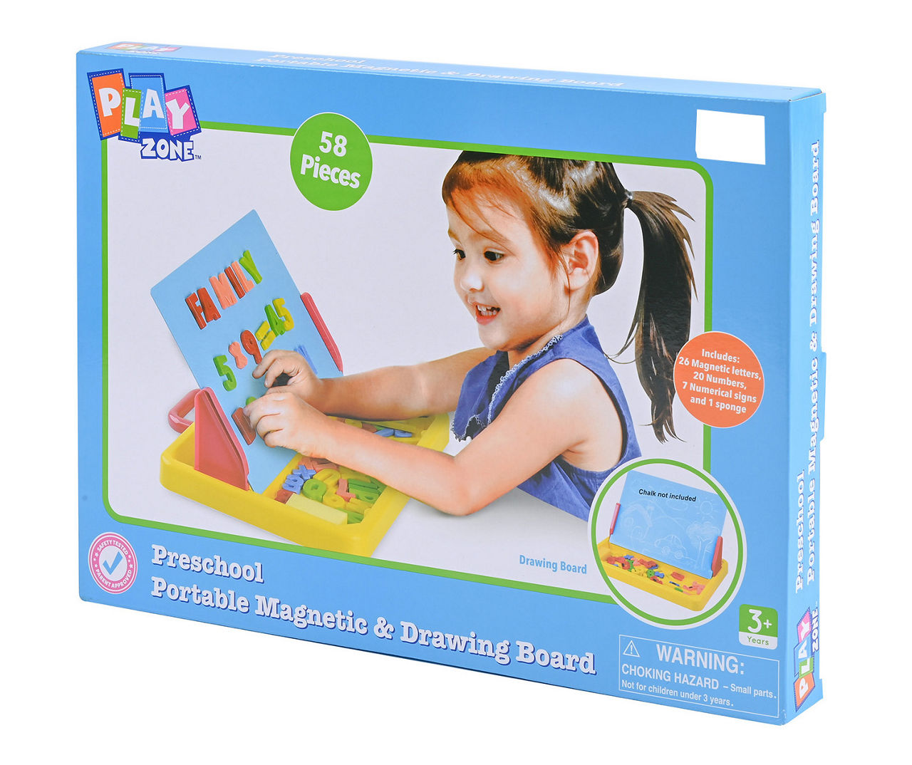 Play Zone Preschool Portable Magnetic & Drawing Board | Big Lots