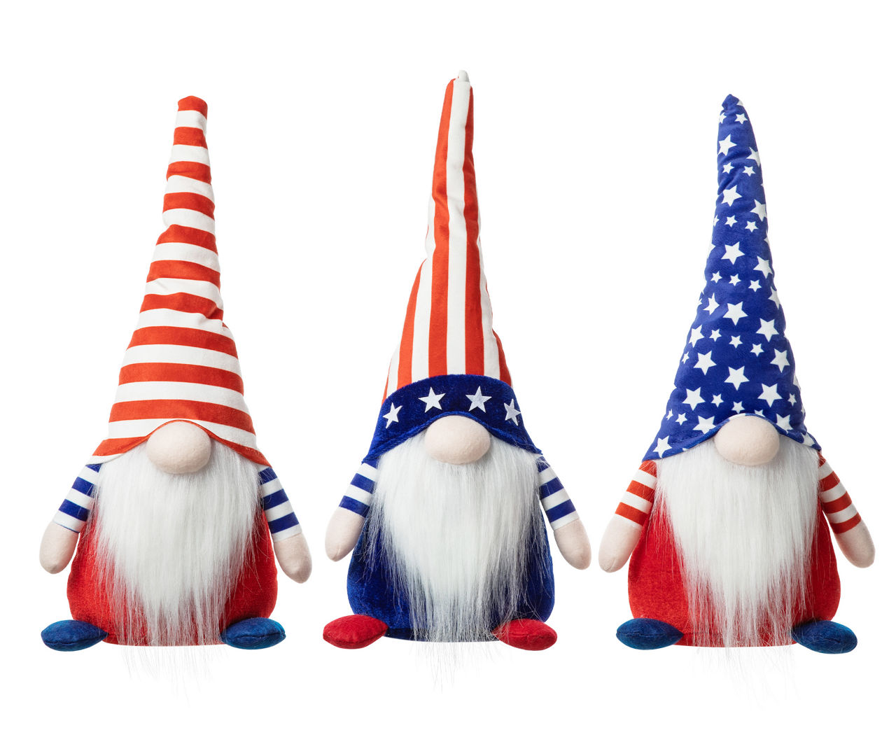 Glitzhome Patriotic Gnome 3-Piece Tabletop Decor Set | Big Lots