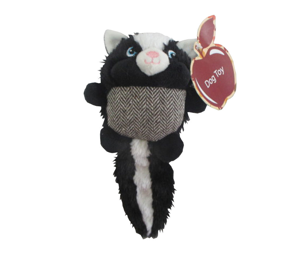 Toy Time Flat Tail Skunk Plush Dog Toy | Big Lots