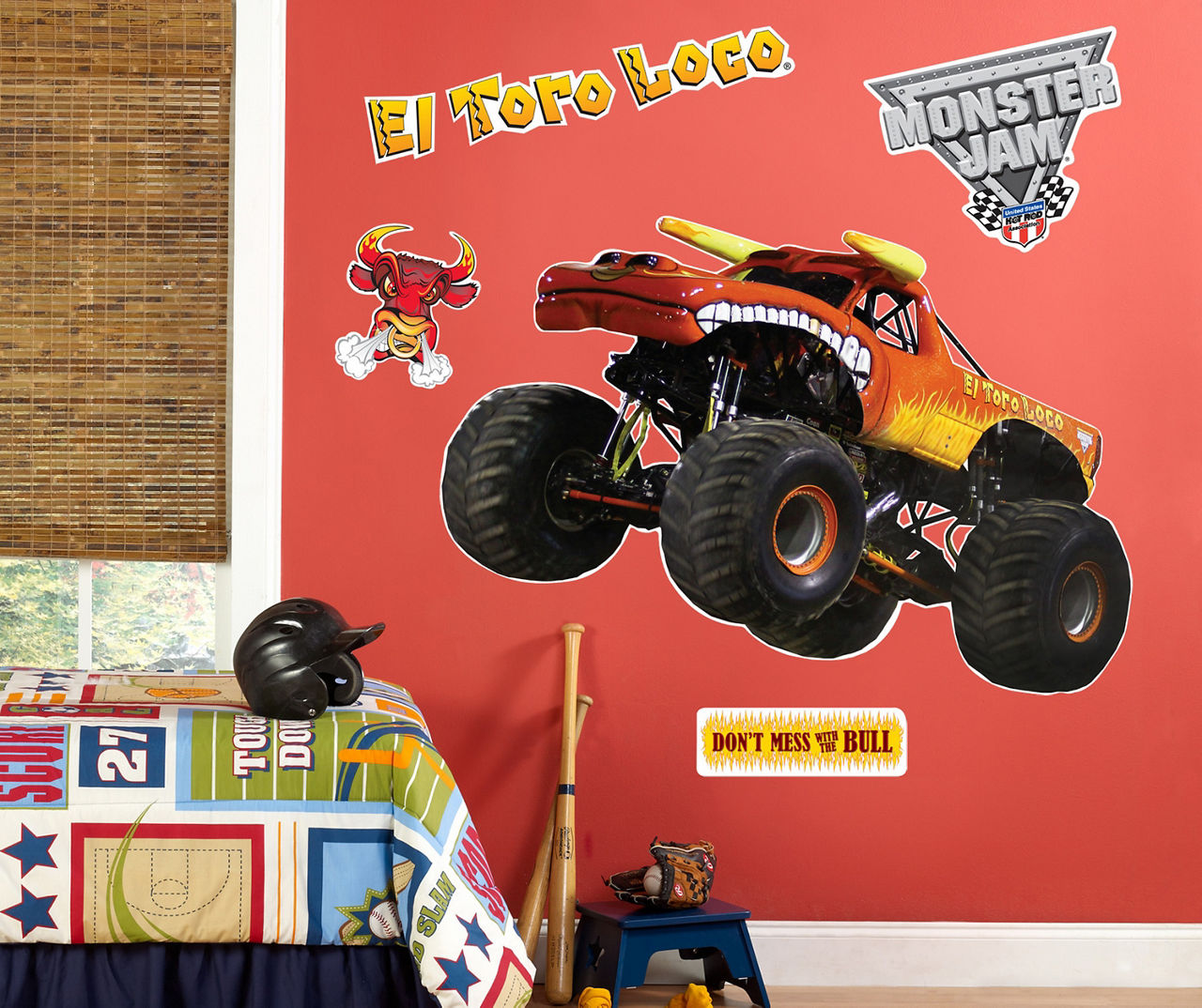 Rubies Monster Jam El Toro Loco Wall Decal Set | Big Lots