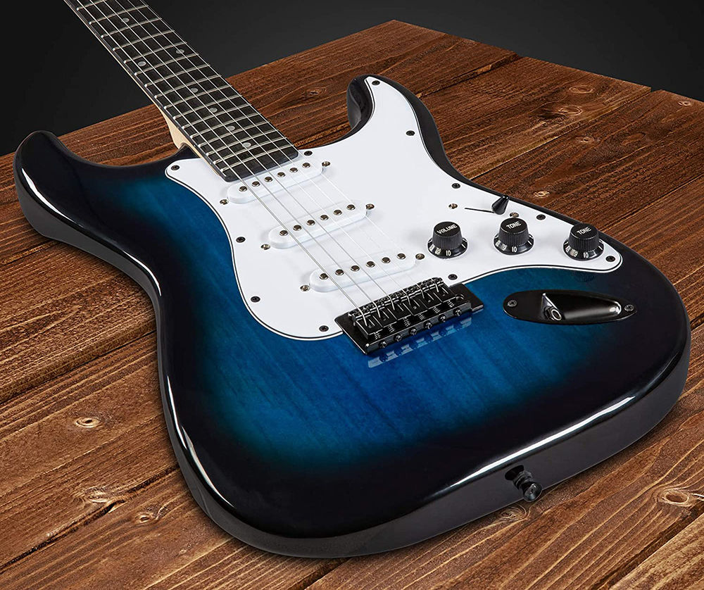 Lyx Pro Blue Electric Guitar Kit | Big Lots