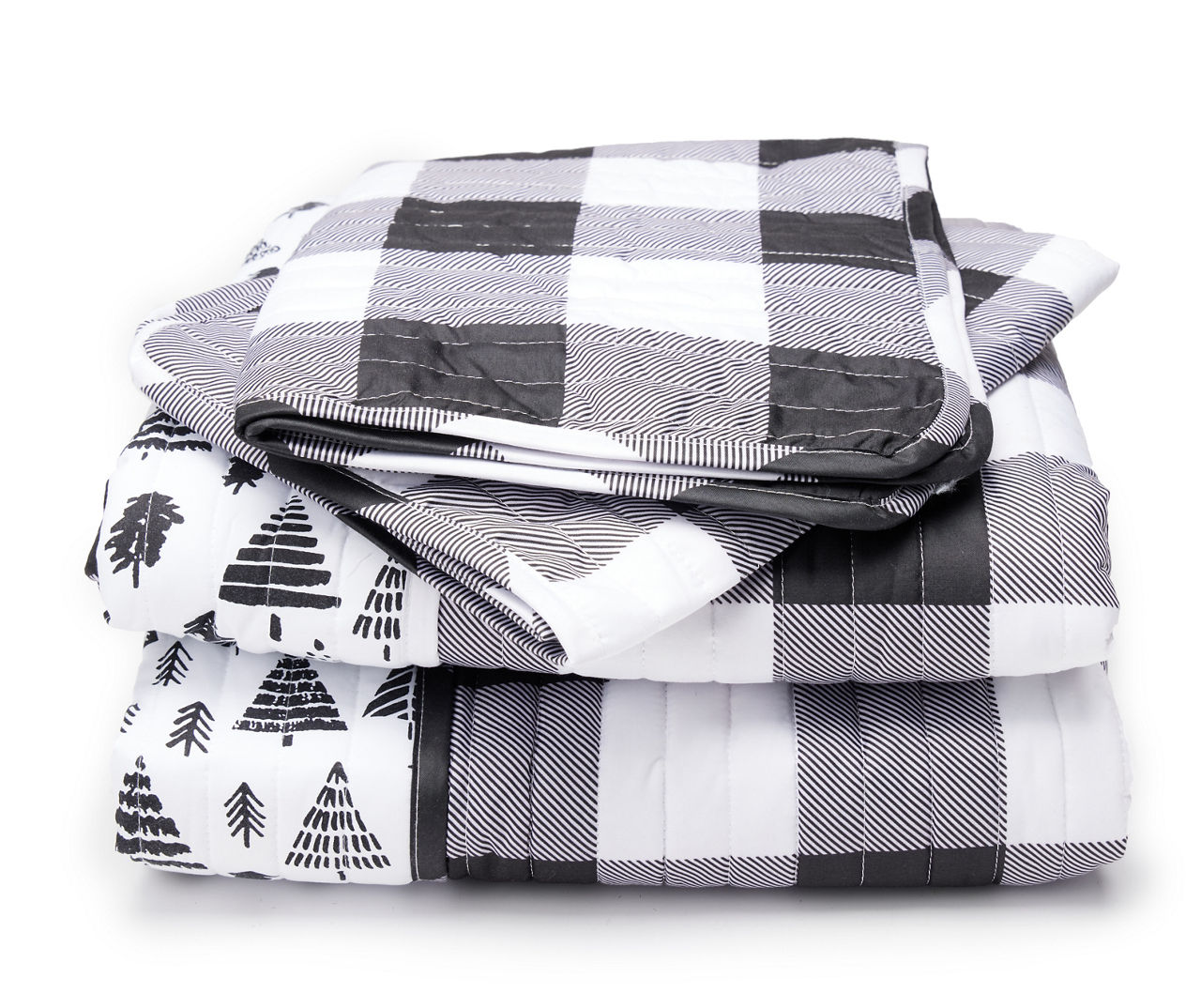 Winter Wonder Lane Winter Wonder Lane Black & White Buffalo Check ...