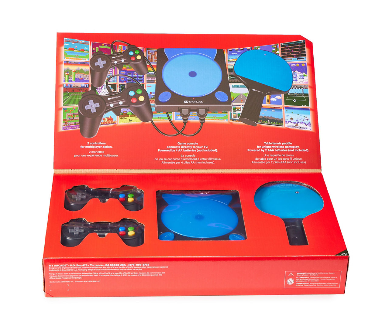 My Arcade Black & Blue Gamestation Pro Plug-N-Play Console | Big Lots