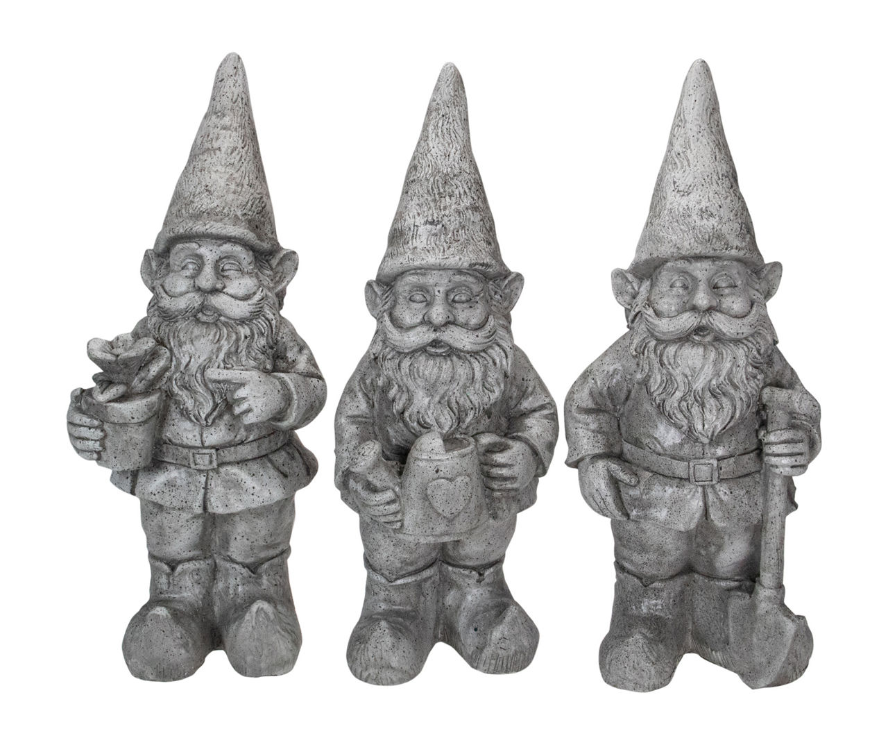 Northlight Gray Gnome 3-Piece Garden Statuary Set | Big Lots
