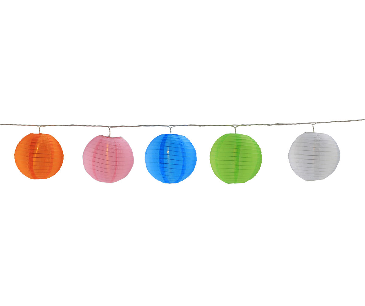 Northlight Multi-Color Paper Lantern Mini Light Set | Big Lots