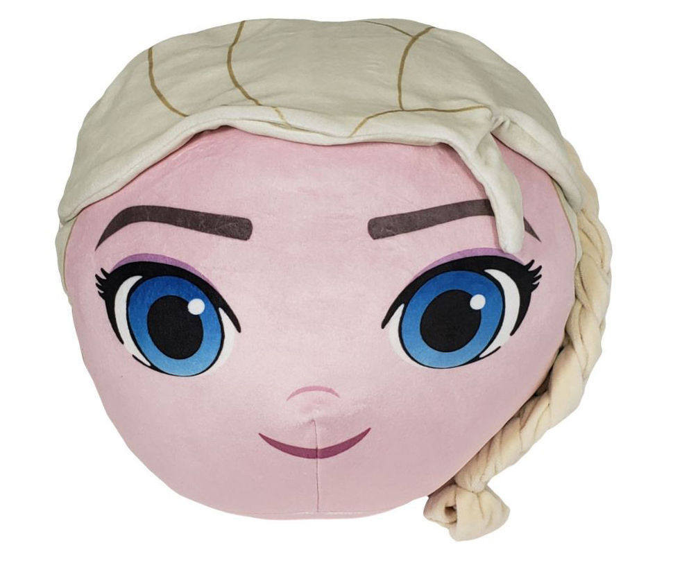 Elsa Face Round Cloud Pillow | Big Lots