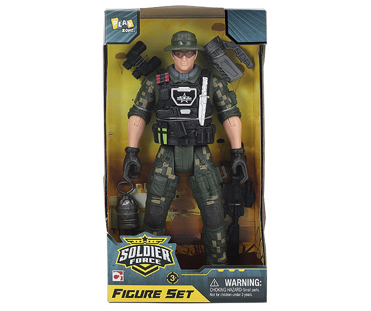 Play Zone Soldier Force Green Rifleman Action Figure | Big Lots