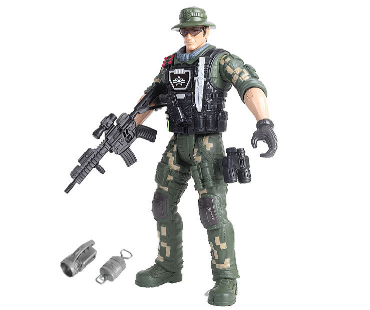 Play Zone Soldier Force Green Rifleman Action Figure | Big Lots
