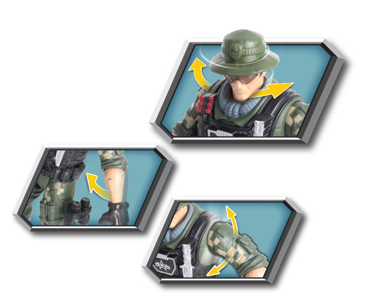 Play Zone Soldier Force Green Rifleman Action Figure | Big Lots