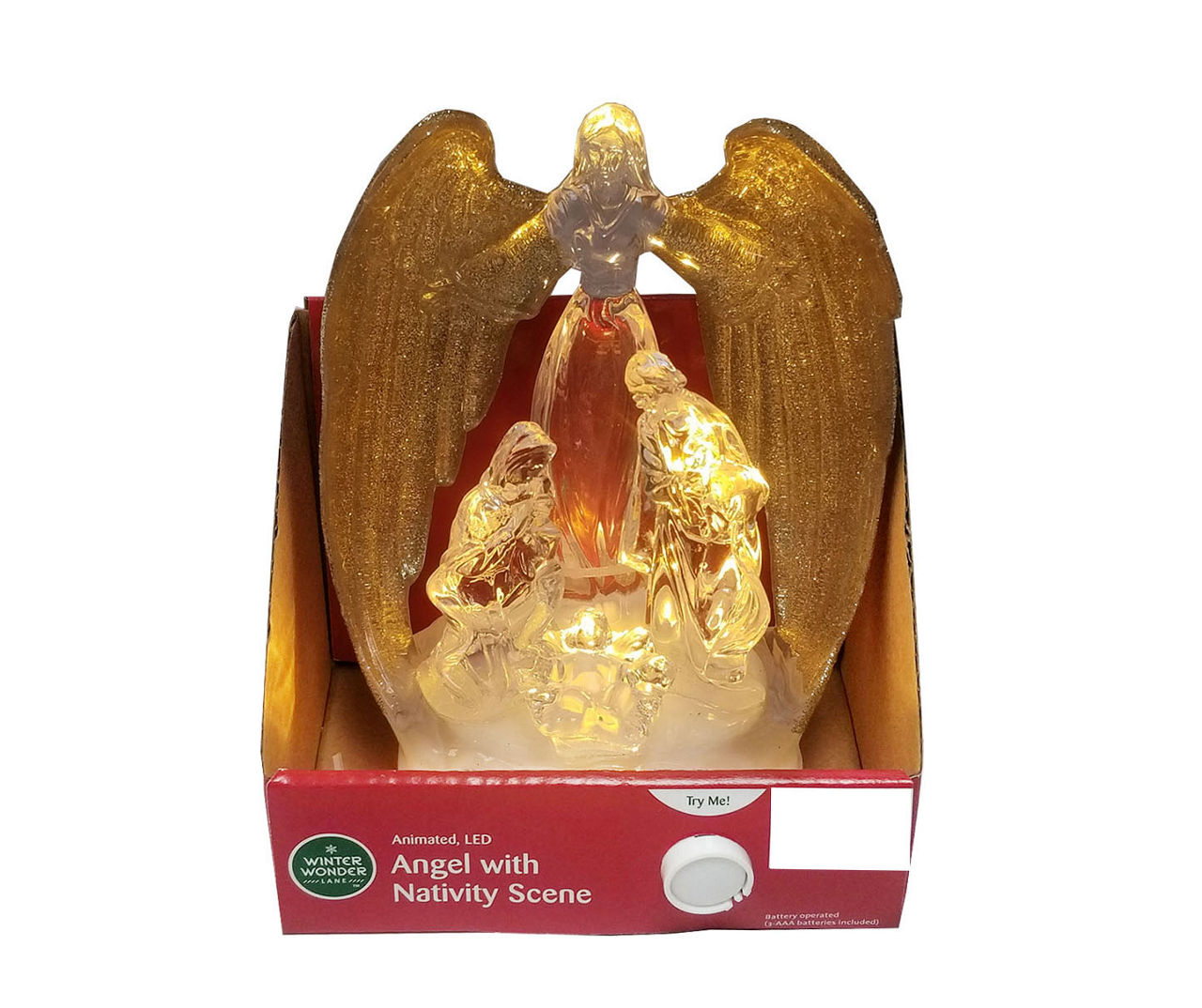 Winter Wonder Lane Angel & Nativity Scene LED Tabletop Decor | Big Lots