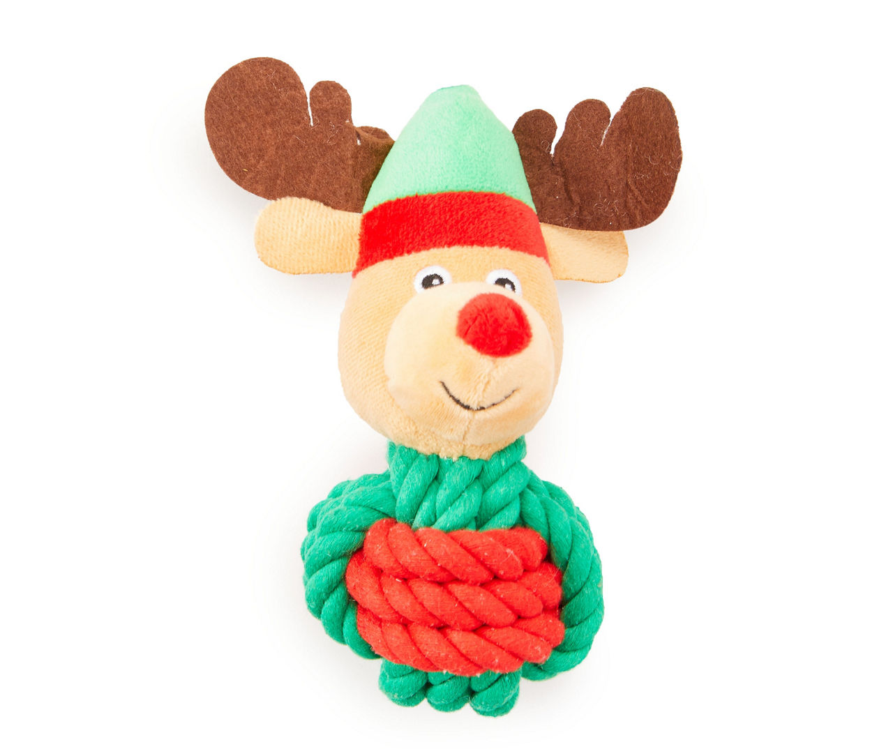 Toy Time Plush Reindeer & Rope Ball Dog Toy | Big Lots