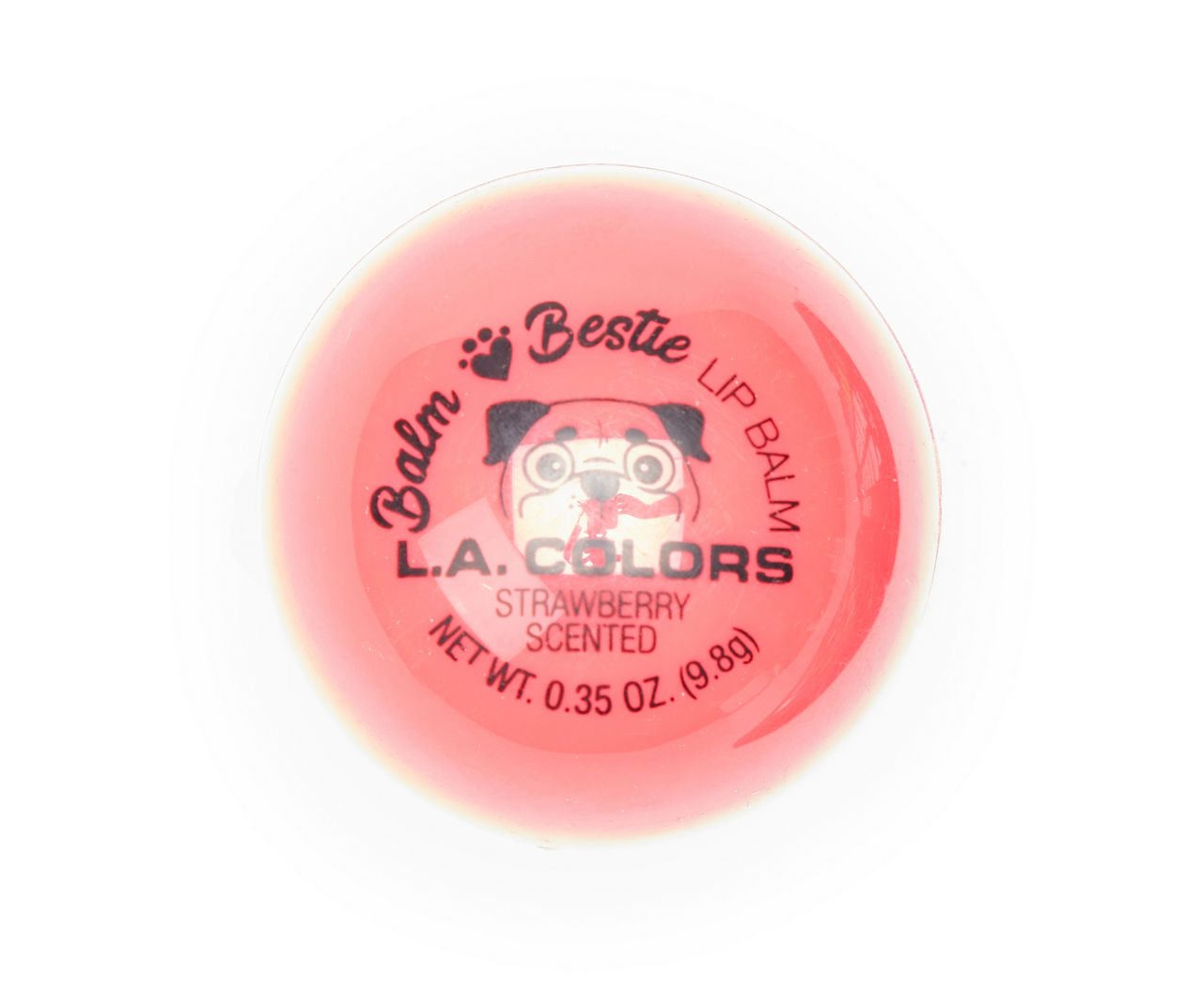 L.A. Colors Strawberry Pug Balm Bestie Lip Balm, 0.35 Oz. | Big Lots