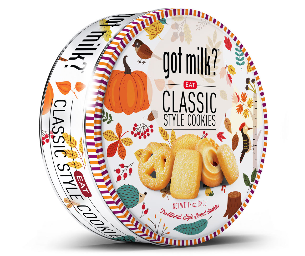Got Milk? Fall Classic Cookie Tin, 12 Oz. | Big Lots
