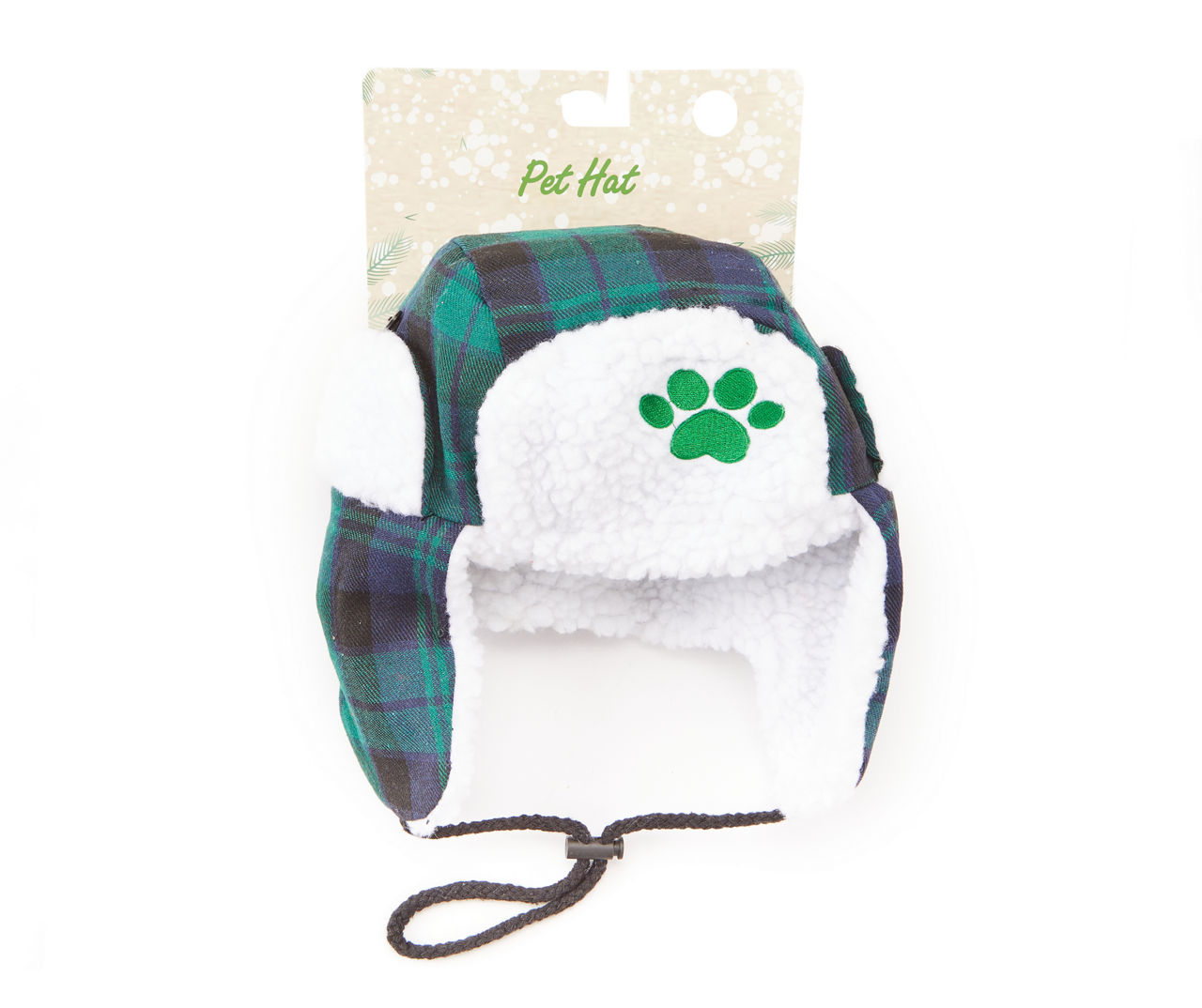 Posh Paws Pet Green Plaid Trapper Hat | Big Lots