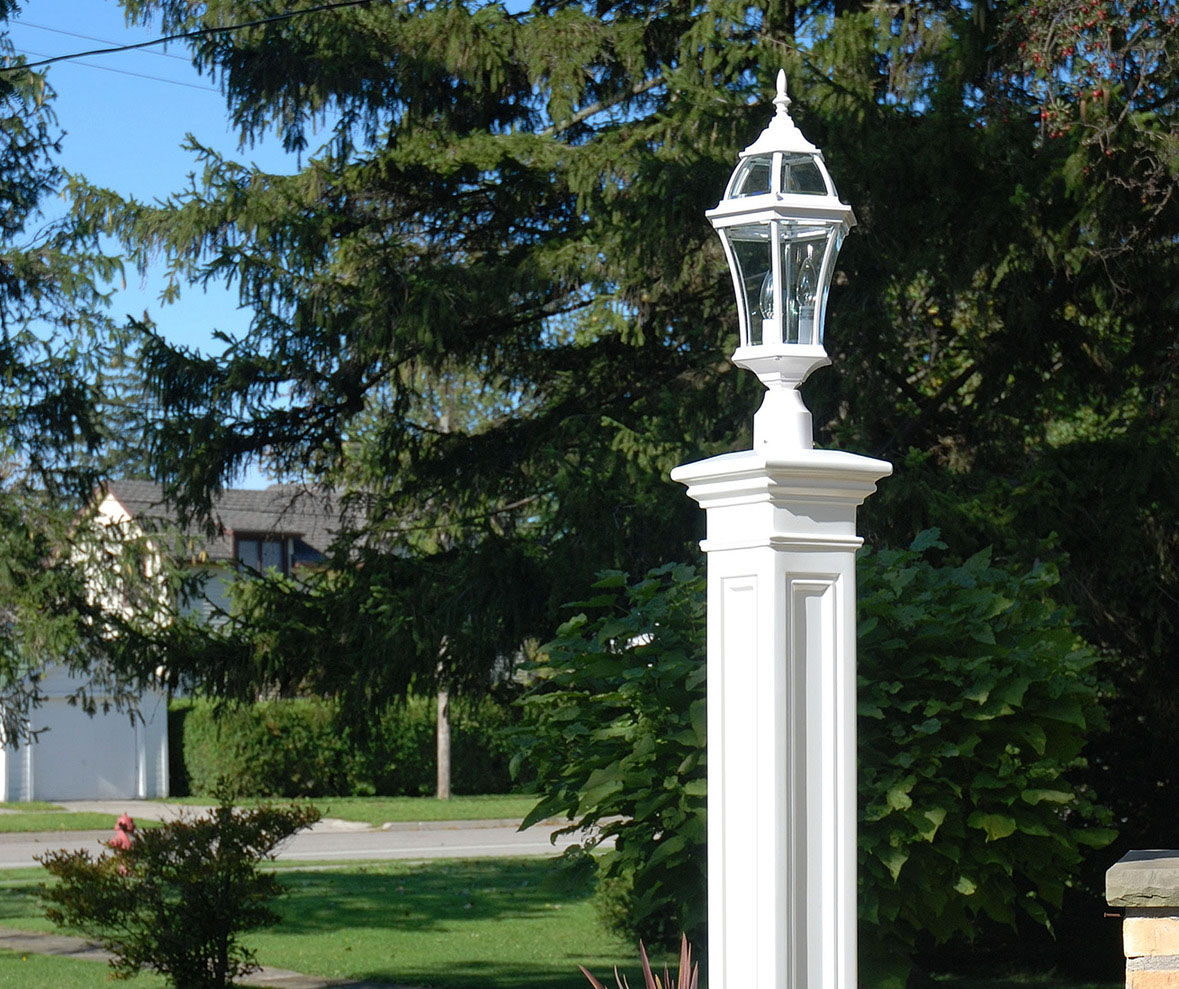 Mayne Inc. Liberty White Lamp Post | Big Lots