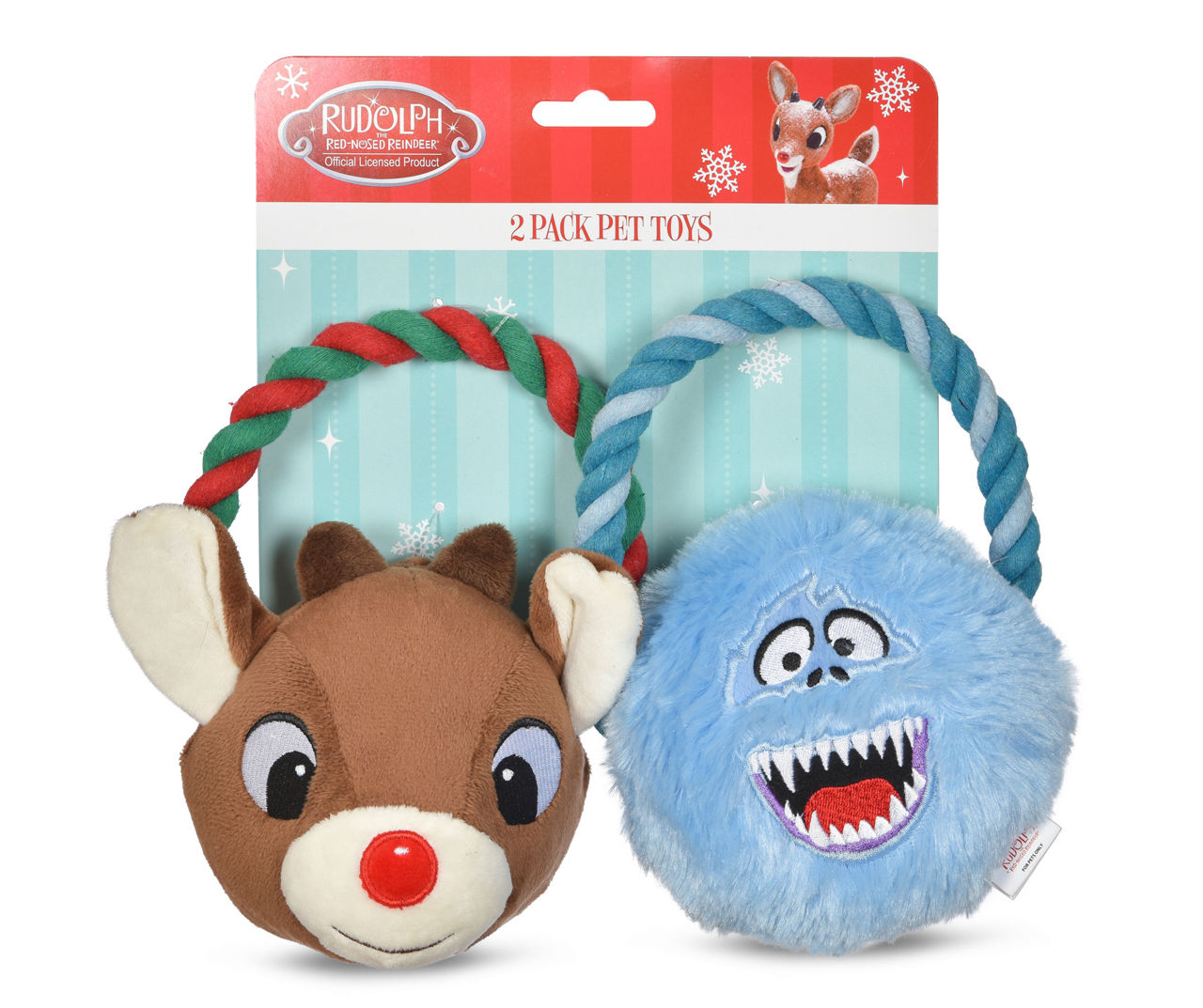 Rudolph Rudolph & Bumble Rope Heads Pet Toy Set | Big Lots