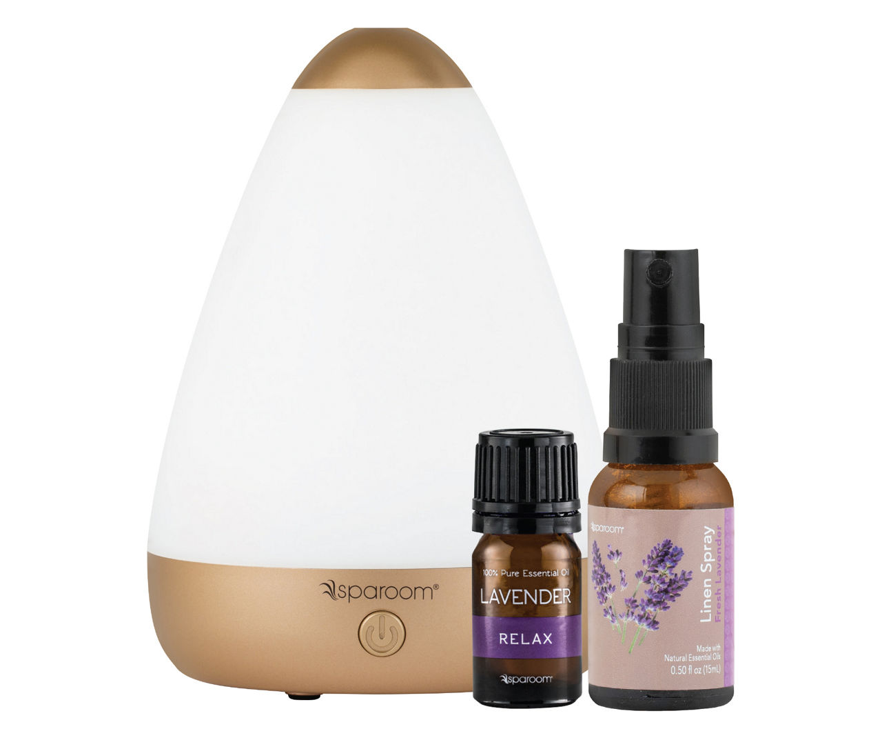 Sparoom Lavender Mini Essential Oil Diffuser Set | Big Lots