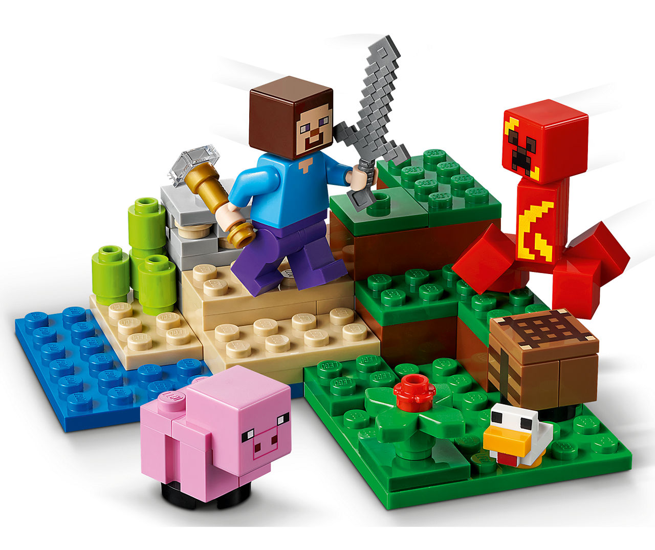 LEGO Minecraft The Creeper Ambush 72-Piece 21177 Building Set | Big Lots