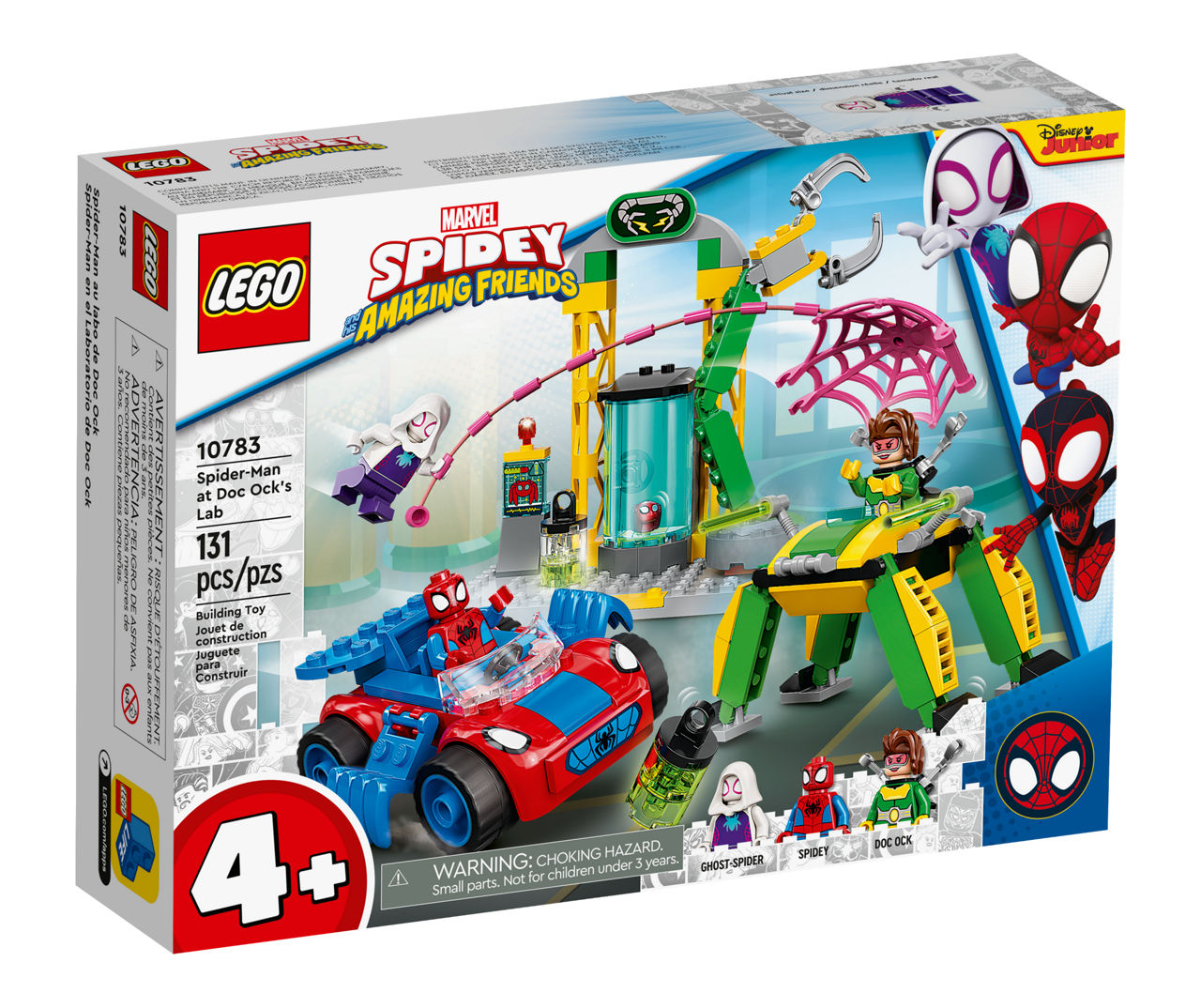 LEGO Marvel Spider-Man at Doc Ock's Lab 10783 131-Piece Building Set ...