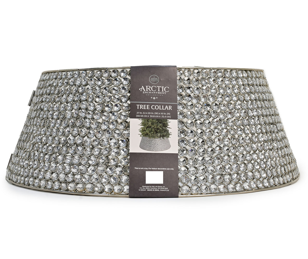 Winter Wonder Lane 27" Gemstone Tree Collar | Big Lots