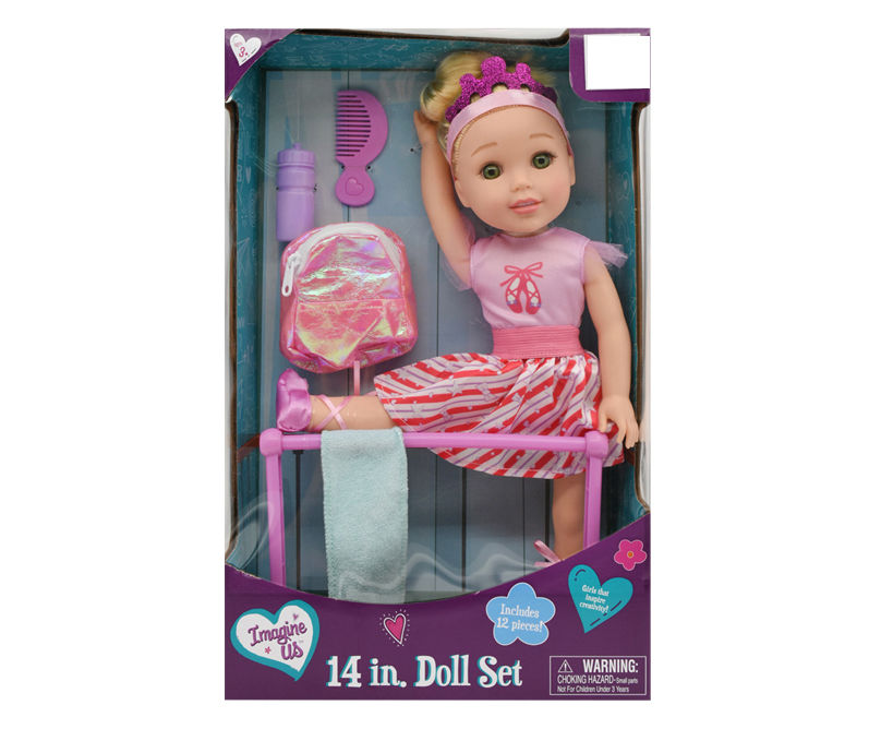 Play Zone Imagine Us 14" Ballet Doll Set | Big Lots