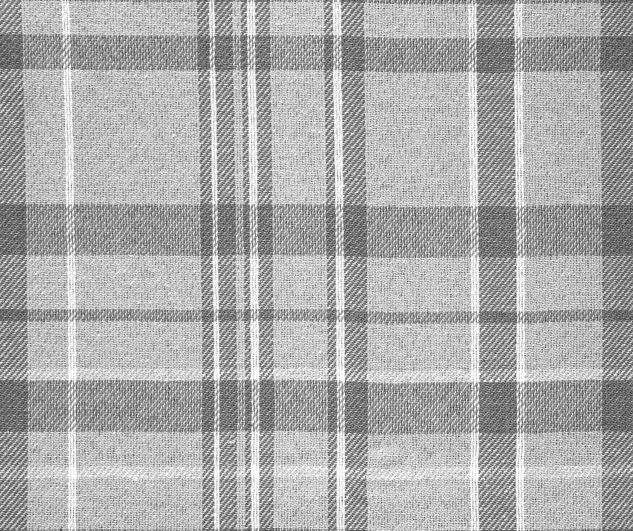 Cuisinart High Rise Gray & White Plaid Fabric Tablecloth, (60" x 84 ...