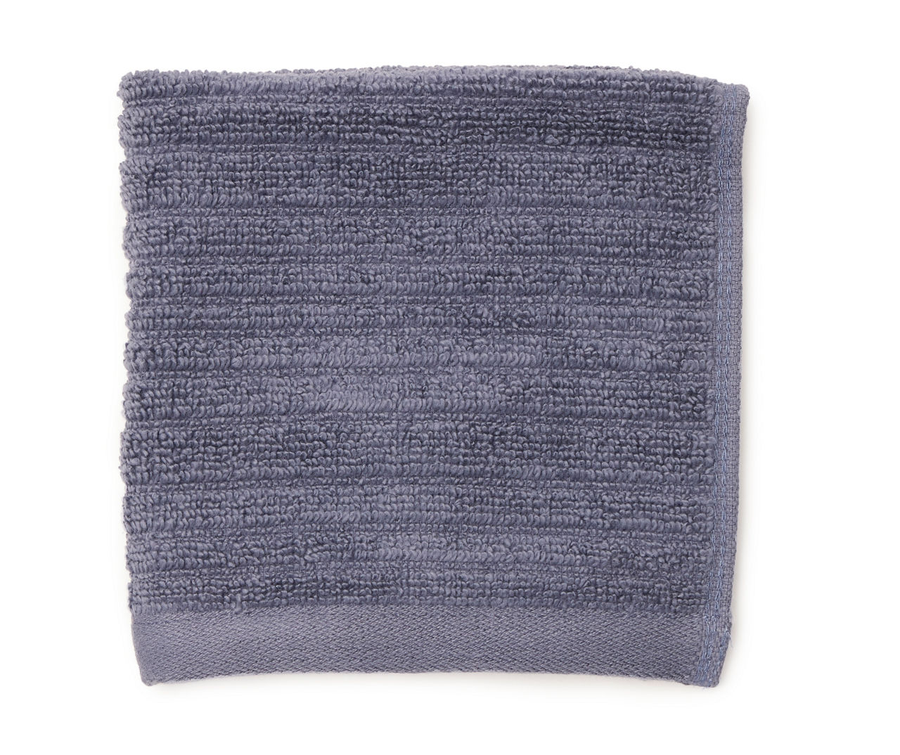 Broyhill Denim Blue Rib Washcloth | Big Lots
