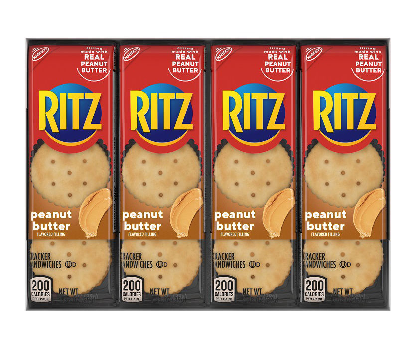 Ritz Peanut Butter Cracker Sandwiches, 8-Pack | Big Lots