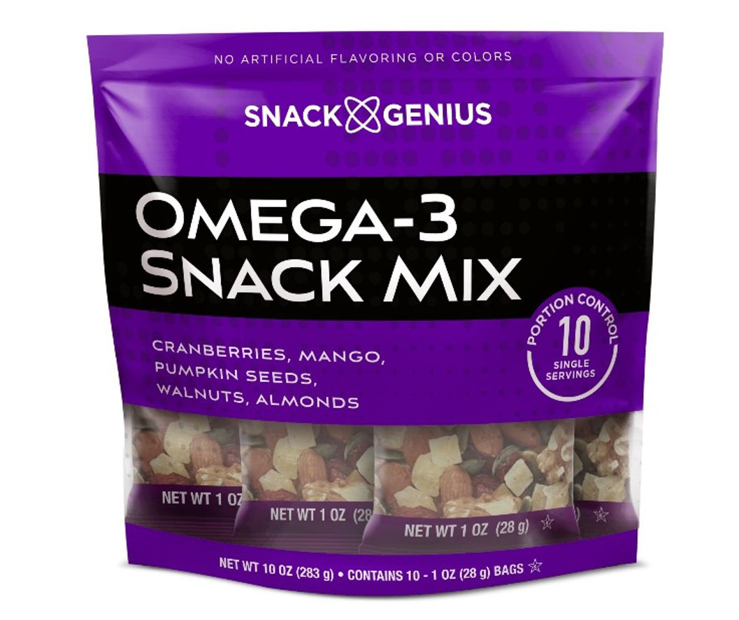 Nature's Eats Snack Genius Omega-3 Snack Mix, 10-Pack | Big Lots