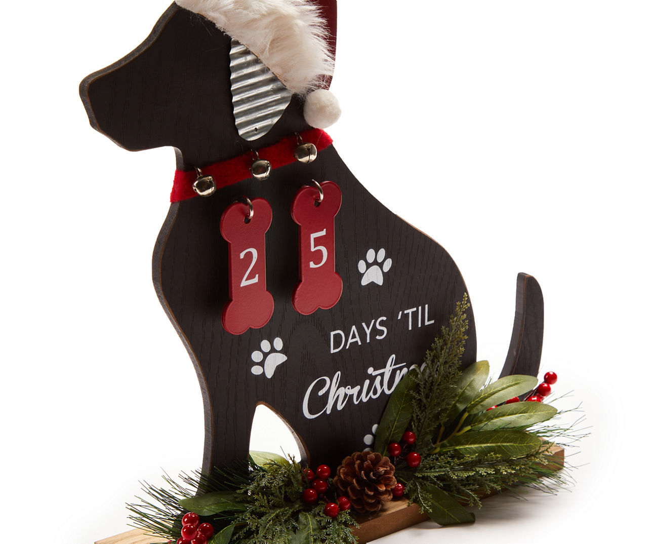 Winter Wonder Lane "Days Til Christmas" Dog Countdown Tabletop Decor ...