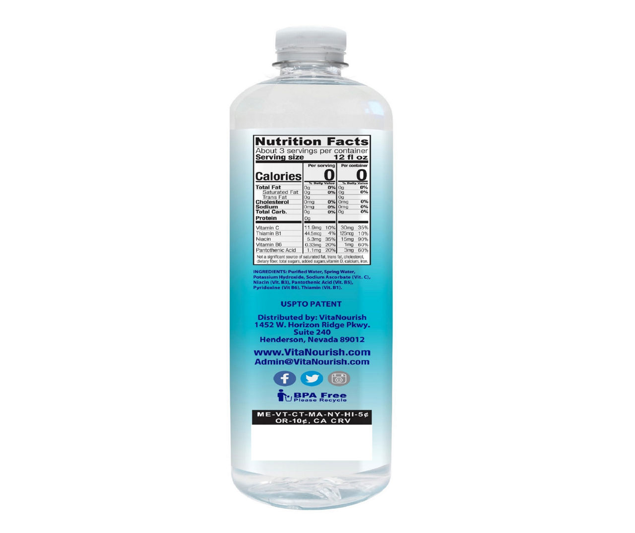 Vitanourish Multi-Vitamin Bottled Water, 33.8 Oz. | Big Lots