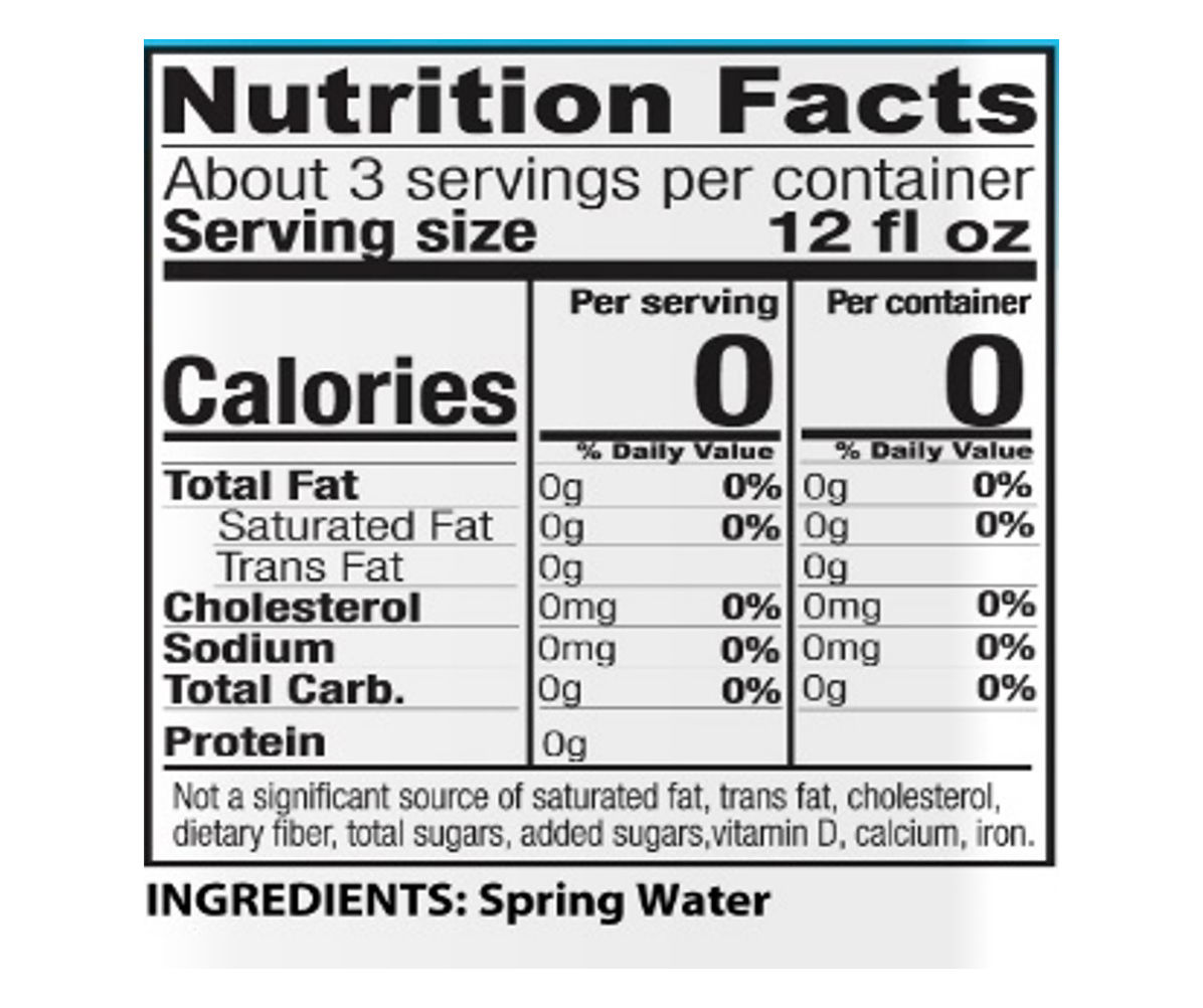 Vitanourish Natural Spring Water, 34 Oz. | Big Lots