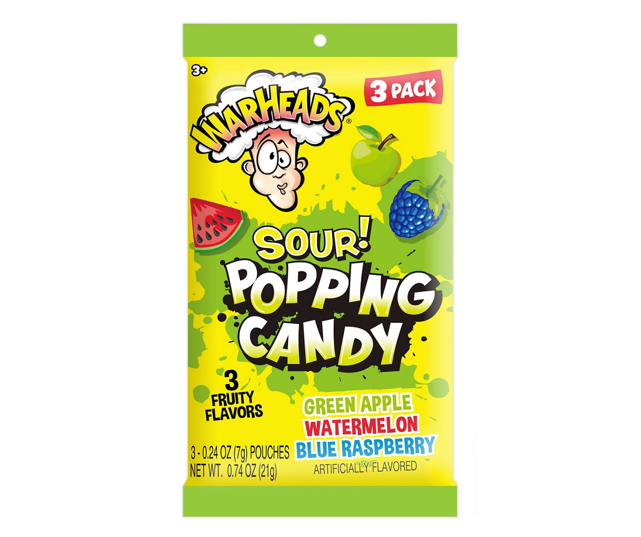Warheads Sour Popping Candy, 3-Pack | Big Lots