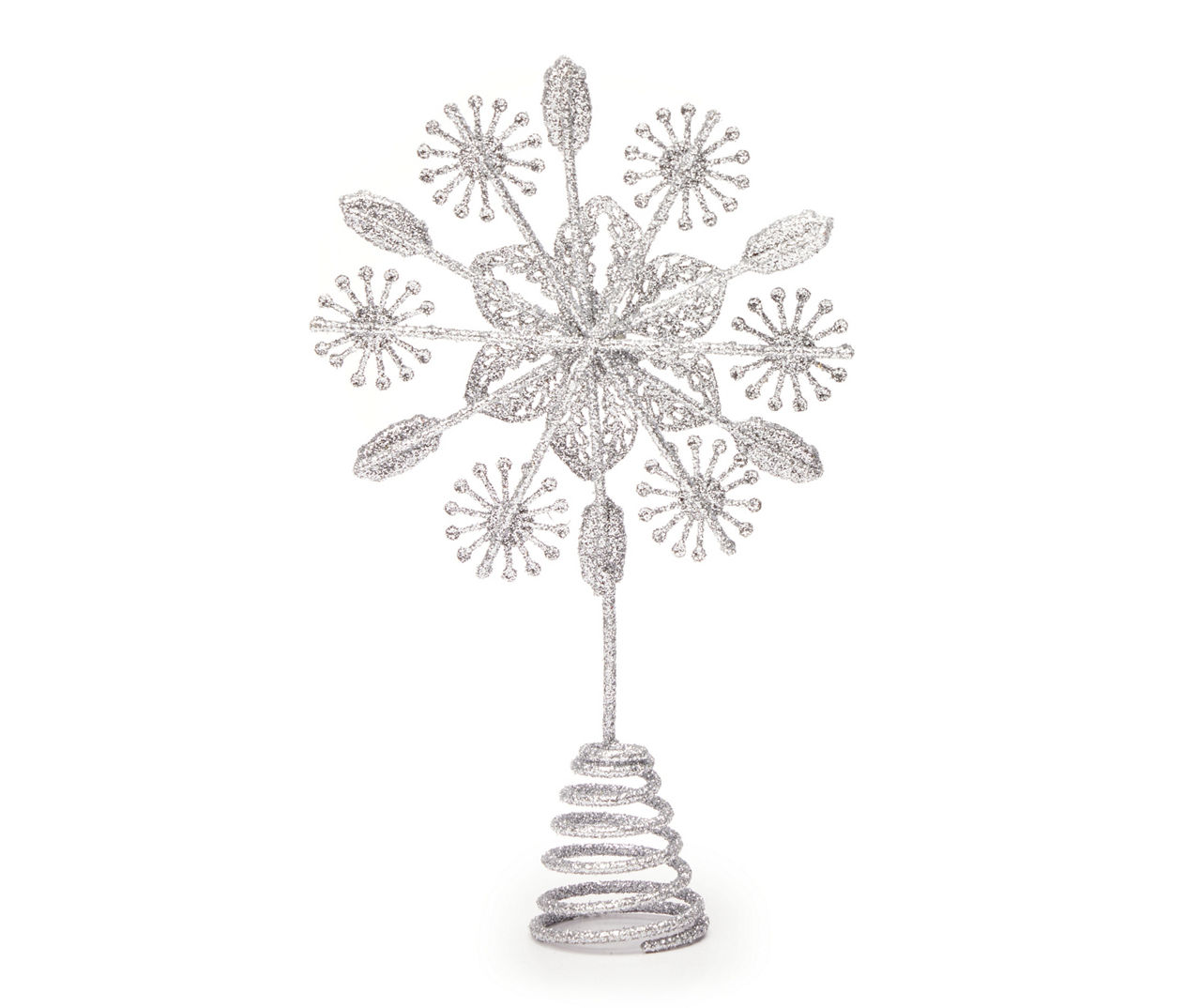 Silver Snowflake Mini Tree Topper | Big Lots