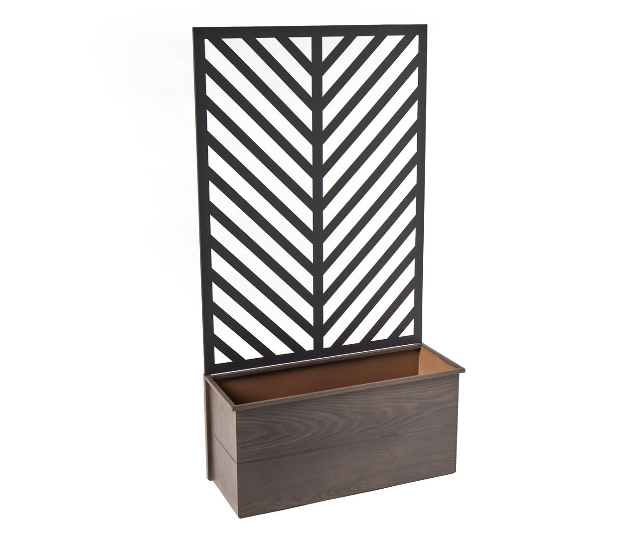 Broyhill Black & Brown Linear Screen Planter | Big Lots