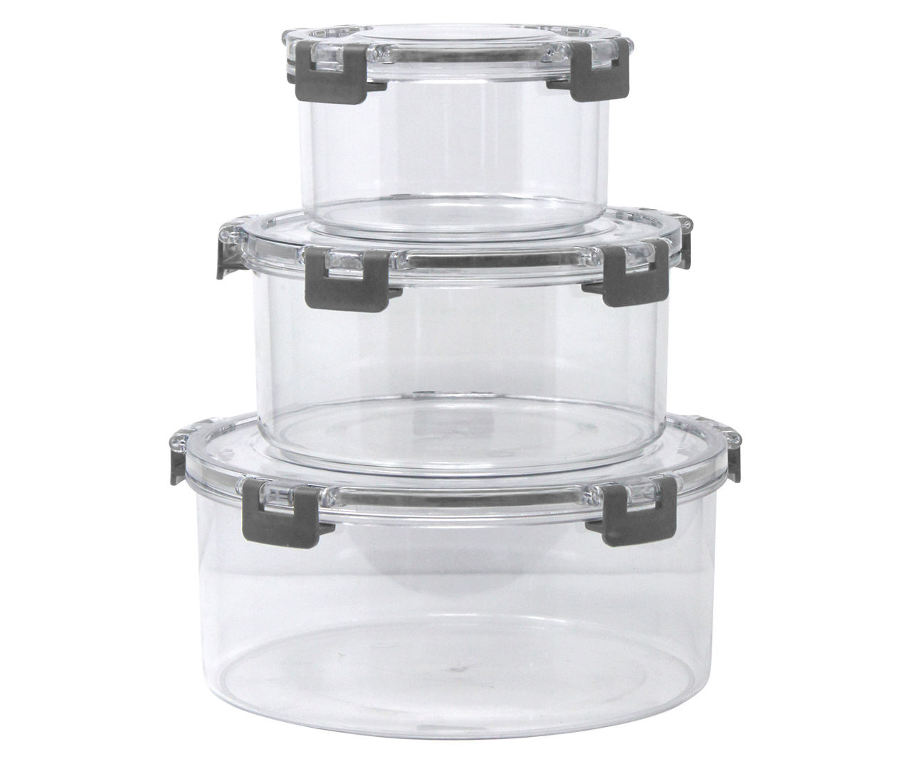 Gourmet Home 3-Piece Round Airtight Container Set | Big Lots
